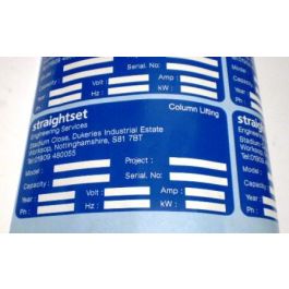 Lift Identification Sticker SWL000051 | Labels & Signage Spare Parts ...