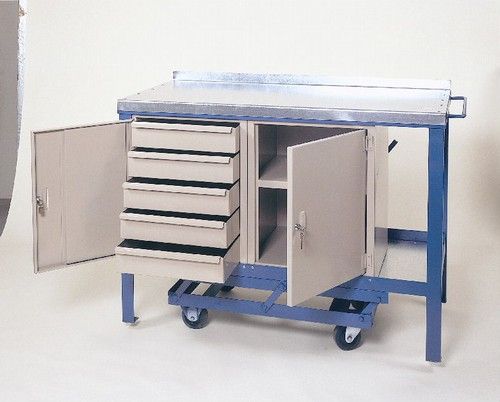 JAS 1560SFCP Mobile Work Bench | Workshop Furniture | Straightset