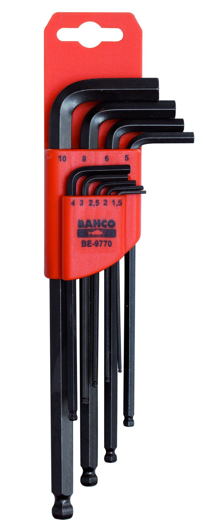 Bahco Be-9770 Offset Long Series Ball End Hexagon Key Set, Metric ...
