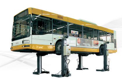 Space SM 2304N Electro-Mechanical Mobile Column Lifts | Set of 4 Mobile ...